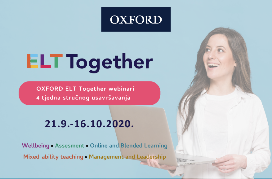 OXFORD ELT Together webinari - 4 tjedna profesionalnog razvoja | Profil Klett